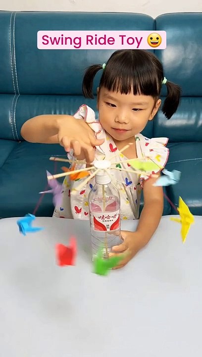 Creating a DIY swing ride toy with just a few simple materials - video ...