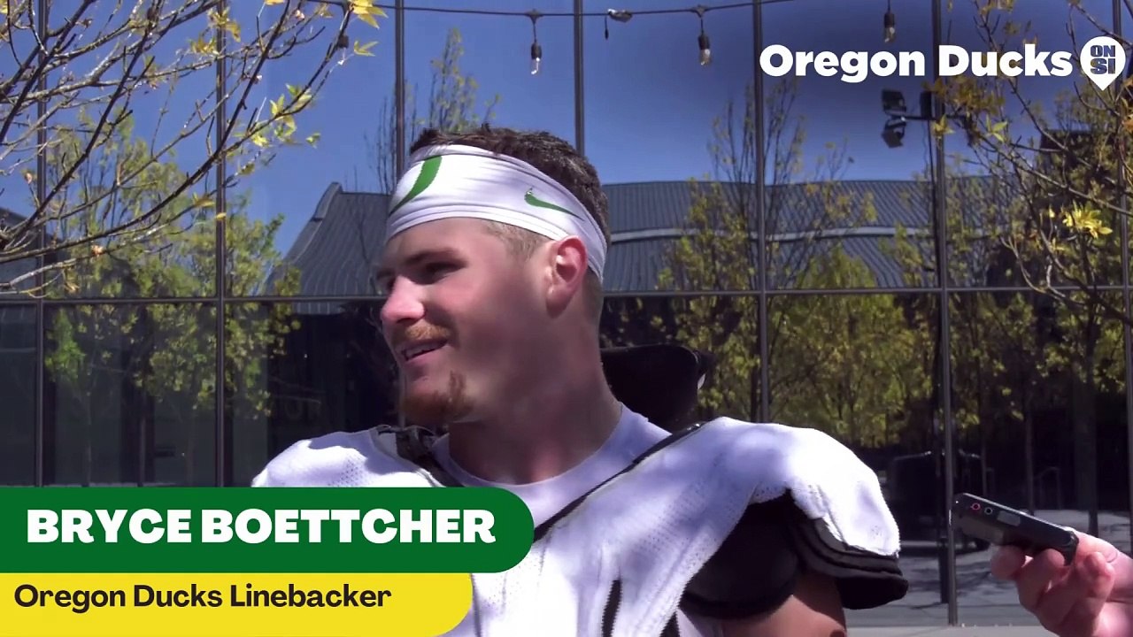 Oregon Ducks Linebacker Bryce Boettcher "Building on That Momentum ...