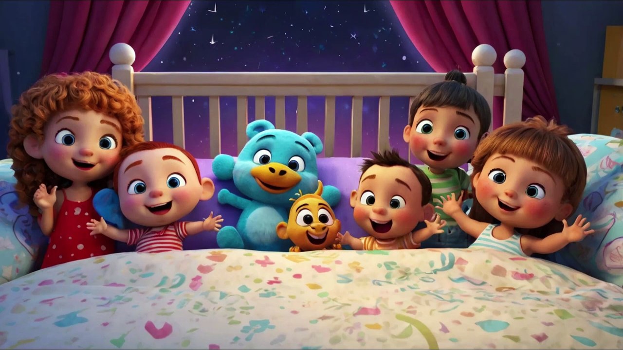 Ten in the Bed | Fun Kids Poem | Kids Cartoons and Songs | Nursery ...