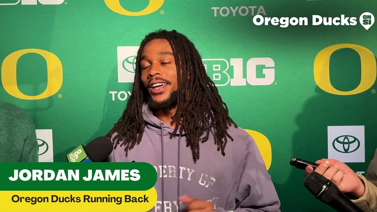 Oregon Ducks Rinning Back Jordan James after Michigan State Game ...