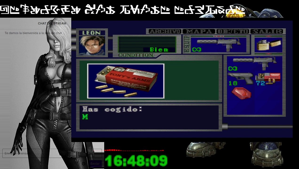 ( EMULADO PS1 ) RE_2 LEON [ ESENARIO B ] LEON SE HACE PANDILLERO ...