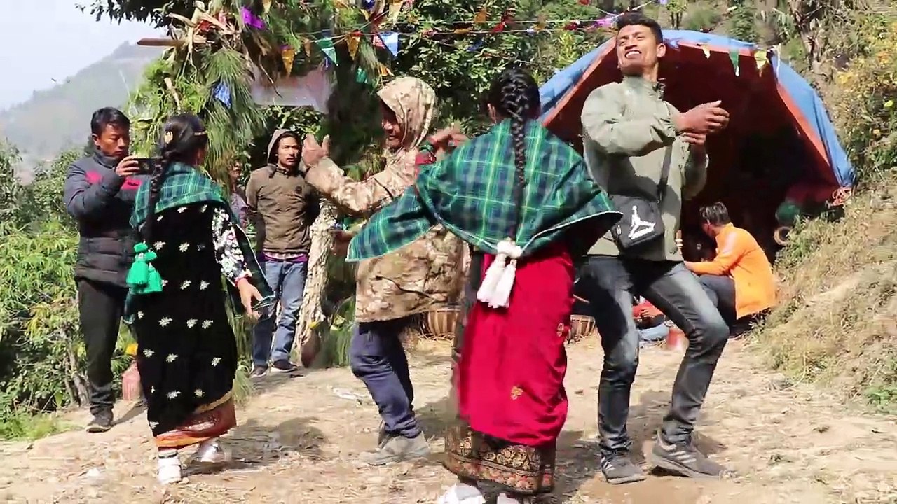 Dance in Panchebaja | Marriage in Nepal | Fun in Nepalese Wedding ...