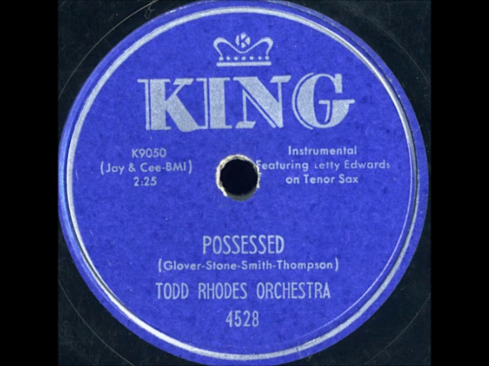 Todd Rhodes Orchestra - Possessed (1952) - Vídeo Dailymotion