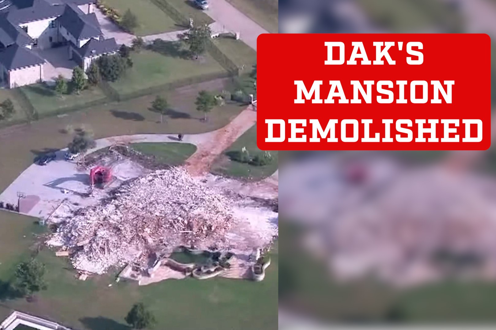 Dak Prescott's Texas mansion demolished as QB plans bold redesign after ...