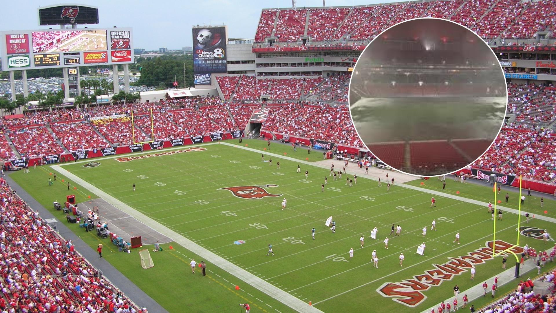 (VIDEO) The Aftermath of Hurricane Milton at Raymond James Stadium ...