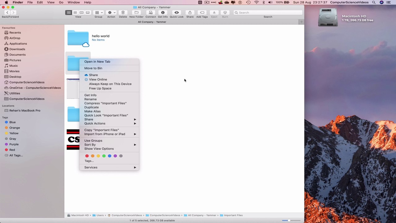 How to USE Microsoft Yammer for Office 365 On a Mac - Tutorial 17 - Keep on This Device - Basic ...