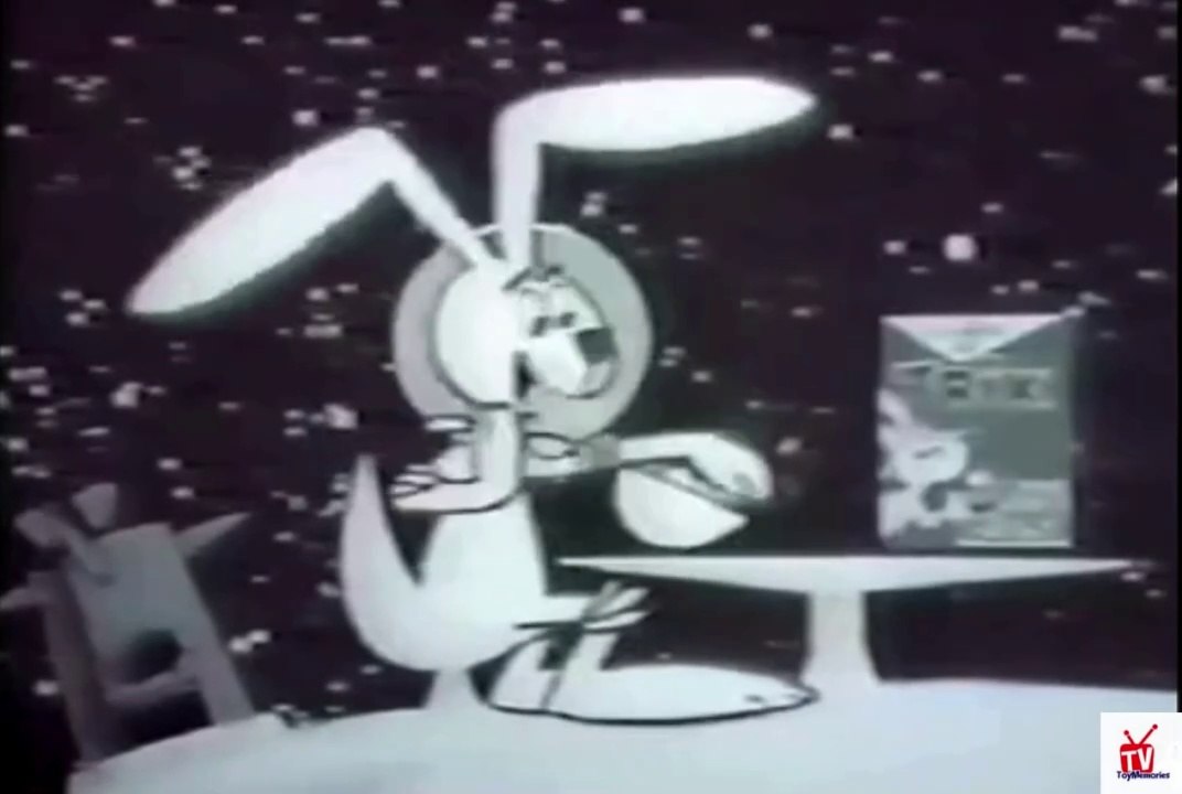 1960s Trix rabbit MISSION to the MOON Trix cereal TV commercial - video ...