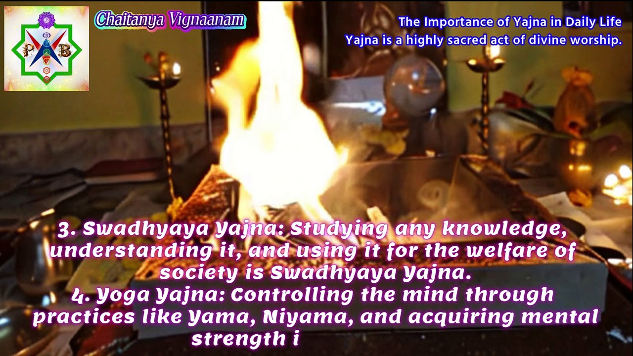 The Importance of Yajna in Daily Life - Yajna is a highly sacred act of ...