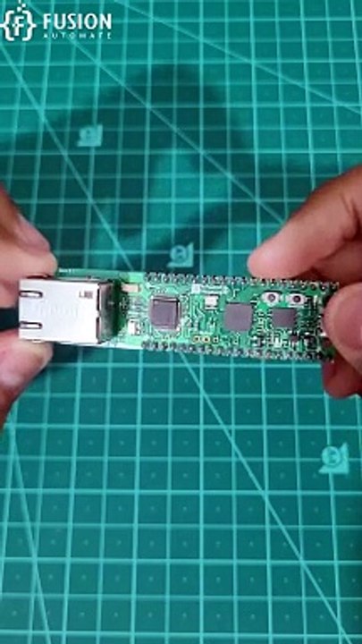 WIZnet W5100S-EVB-Pico | RP2040 | RJ45 | Ethernet | Raspberry Pi Pico with Ethernet | - video ...