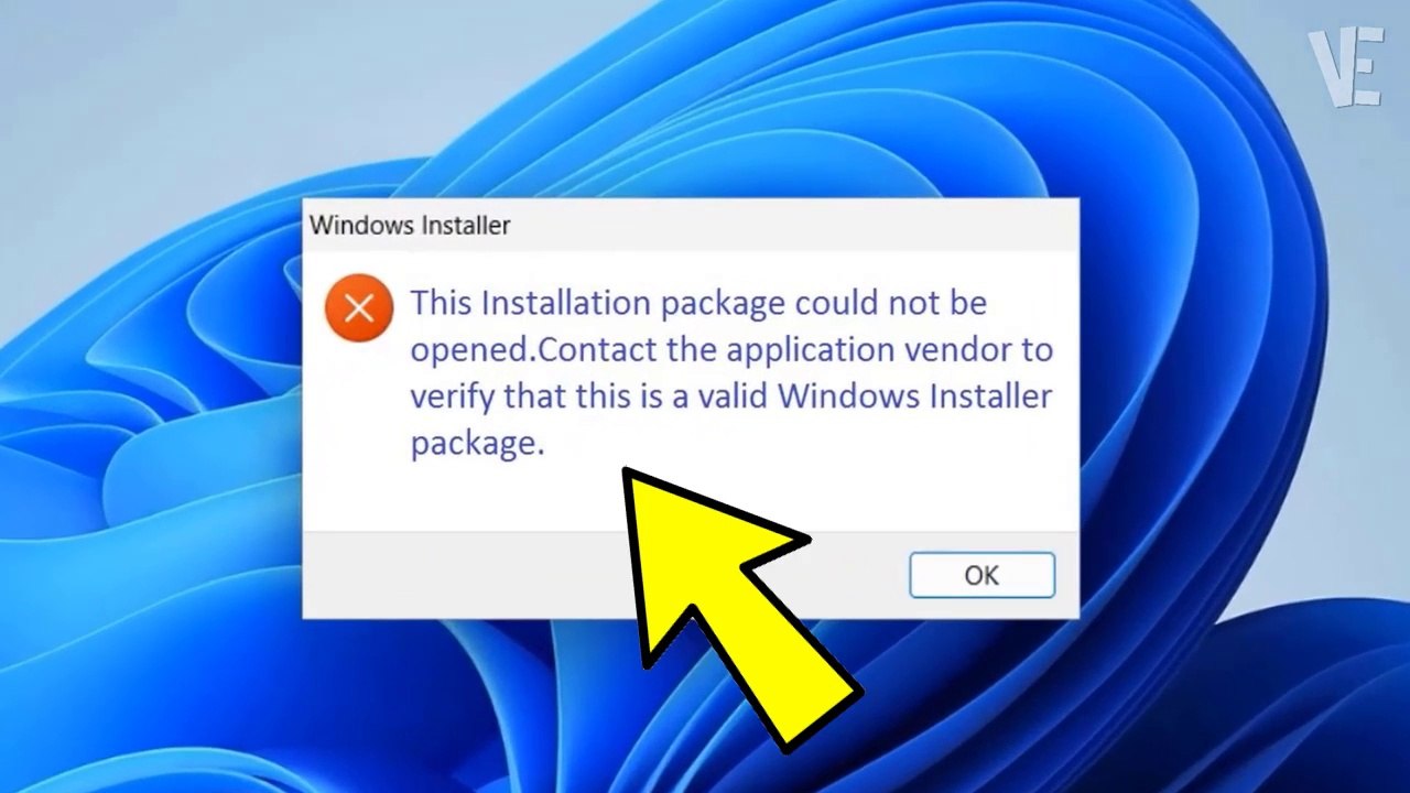 Solved - This Installation package could not be openeThis Installation ...
