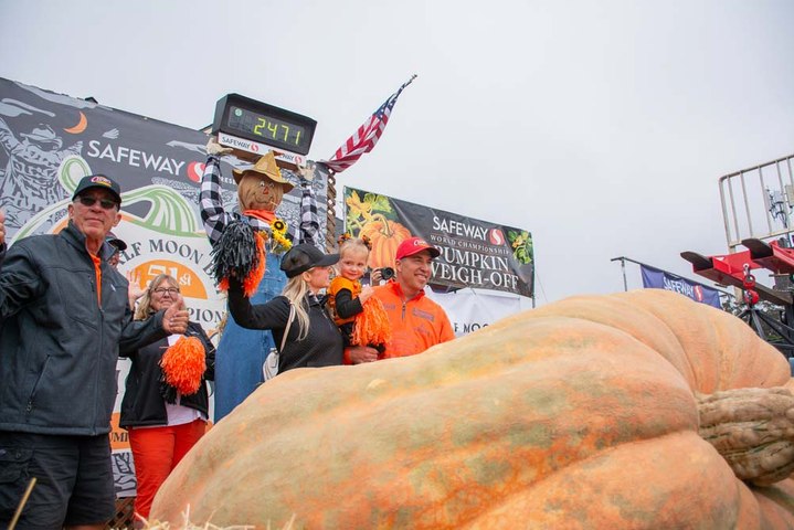 Giant pumpkin crowned at 'World Championship' competition | Newcastle ...
