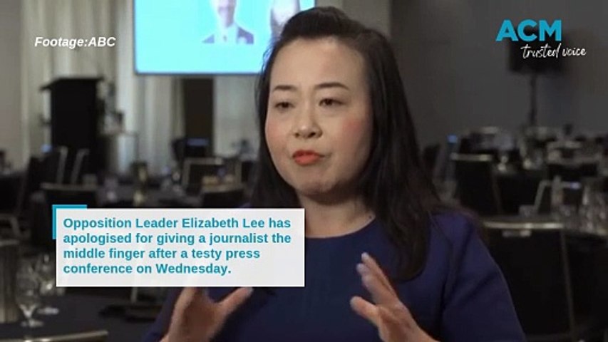 Opposition Leader Elizabeth Lee gives journalist middle finger | The ...