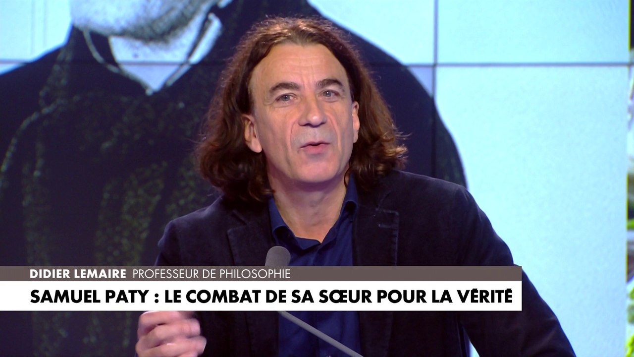 Didier Lemaire sur la prise de parole de la soeur de Samuel Paty et l ...