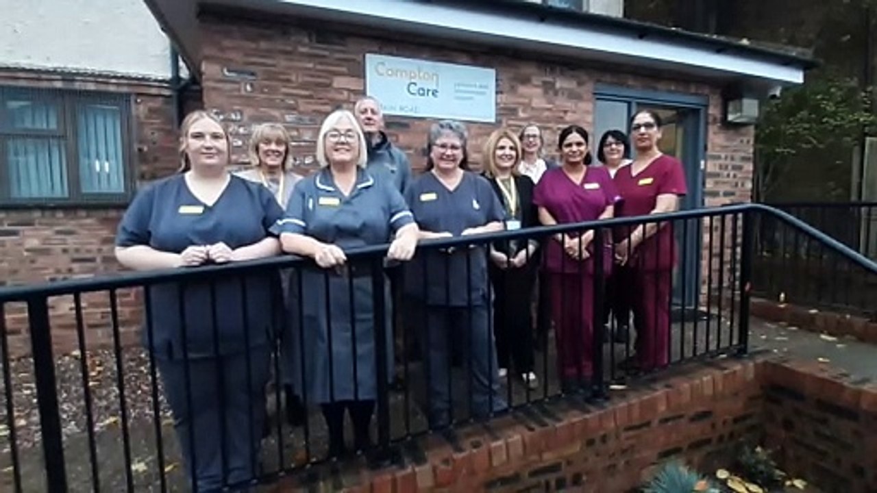 Staff celebrate the opening of Compton Care, Ruskington Road. - video ...