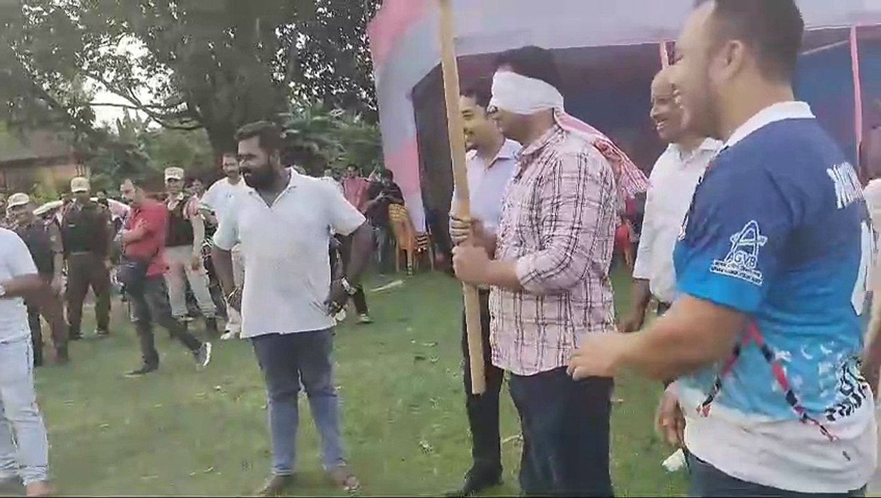 Ancient Game of Assam (Tekeli Bhonga) Playnig on Occasion of District ...