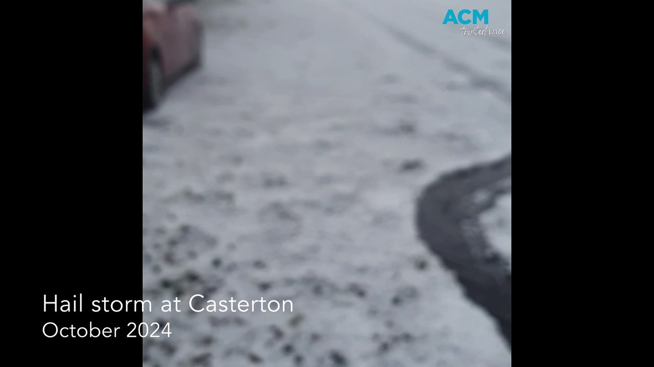 Hail storm at Casterton - video Dailymotion