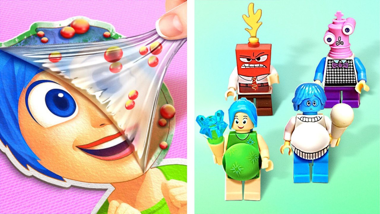 Cardboard Crafts with Lego and Inside Out *LEGO Crafts Inspired in ...