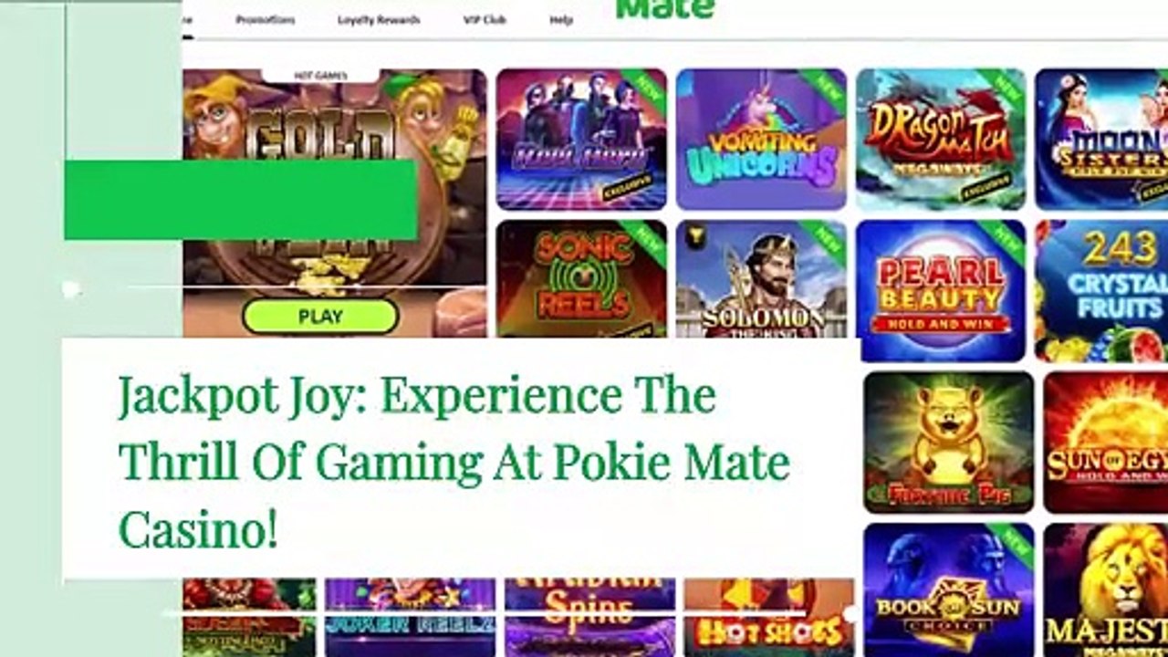 Pokie Mate - video Dailymotion