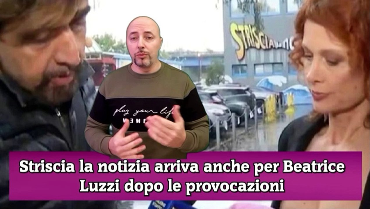 Striscia la notizia arriva anche per Beatrice Luzzi dopo le provocazioni - Video Dailymotion