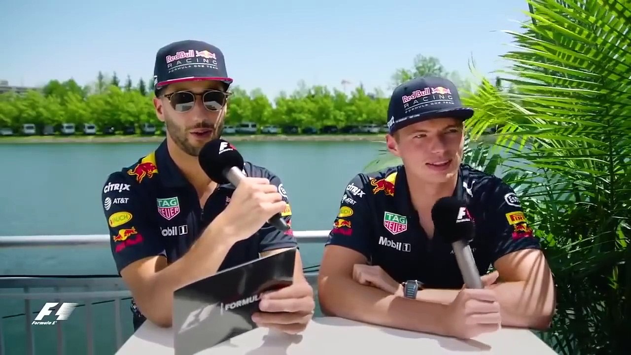 Daniel Ricciardo and Max Verstappen FUNNY MOMENTS - video Dailymotion