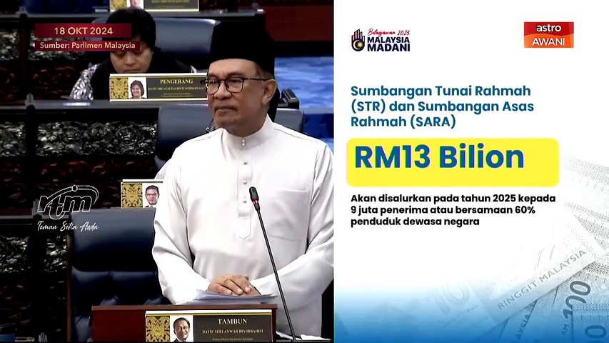 Bujang akan terima STR RM600 | Astro Awani