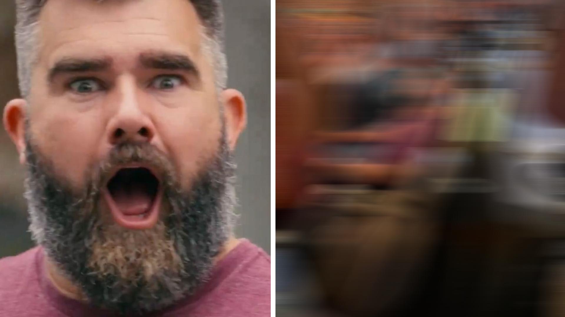 (PHOTO) Jason Kelce Goes Viral for Sleeping at Taylor Swift Concert ...