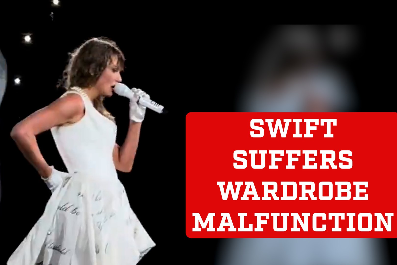 Taylor Swift suffers wardrobe malfunction mid-show as dancers save the ...