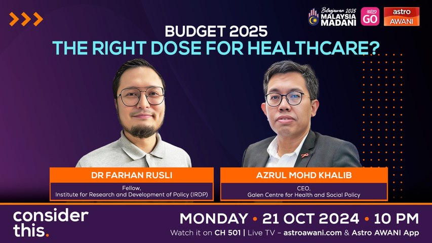 Consider This: Budget 2025 (Part 1) — The Right Dose for Healthcare ...