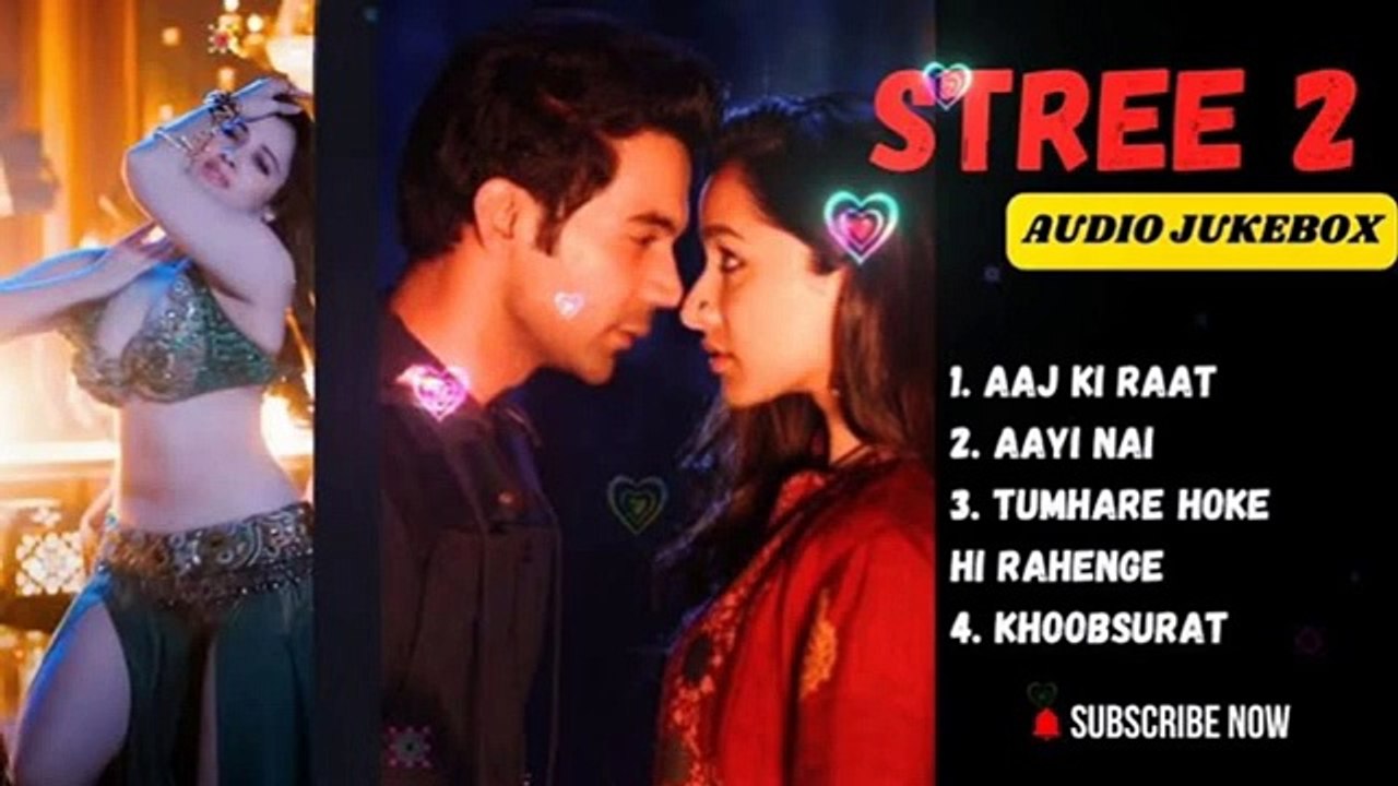 Stree 2 SONGS OUT NOW Rajkumar Rao and Shraddha Kapoor's LATEST Album# ...