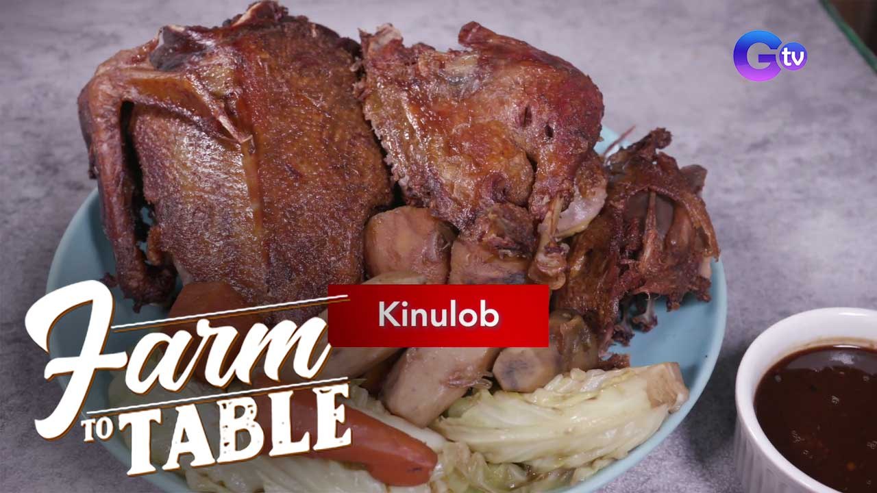 Chef JR Royol makes his own version of ‘Kinulob na Bibe’ | Farm To ...