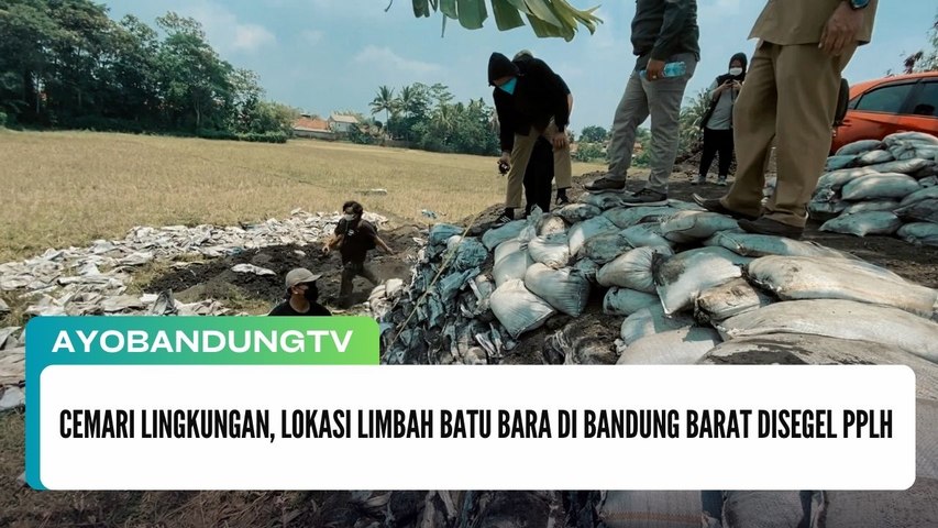 Cemari Lingkungan, Lokasi Limbah Batu Bara di Bandung Barat Disegel PPLH