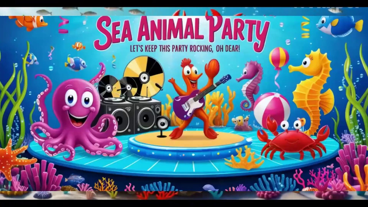 Sea Animals || under the sea party || Ocean Animals THROW EPIC RAVE on ...
