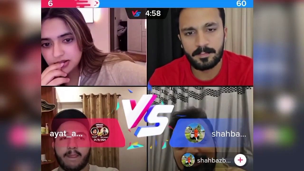 Tiktok Live Match Ayat vs Umer & Rajab Butt Funny moments - video Dailymotion