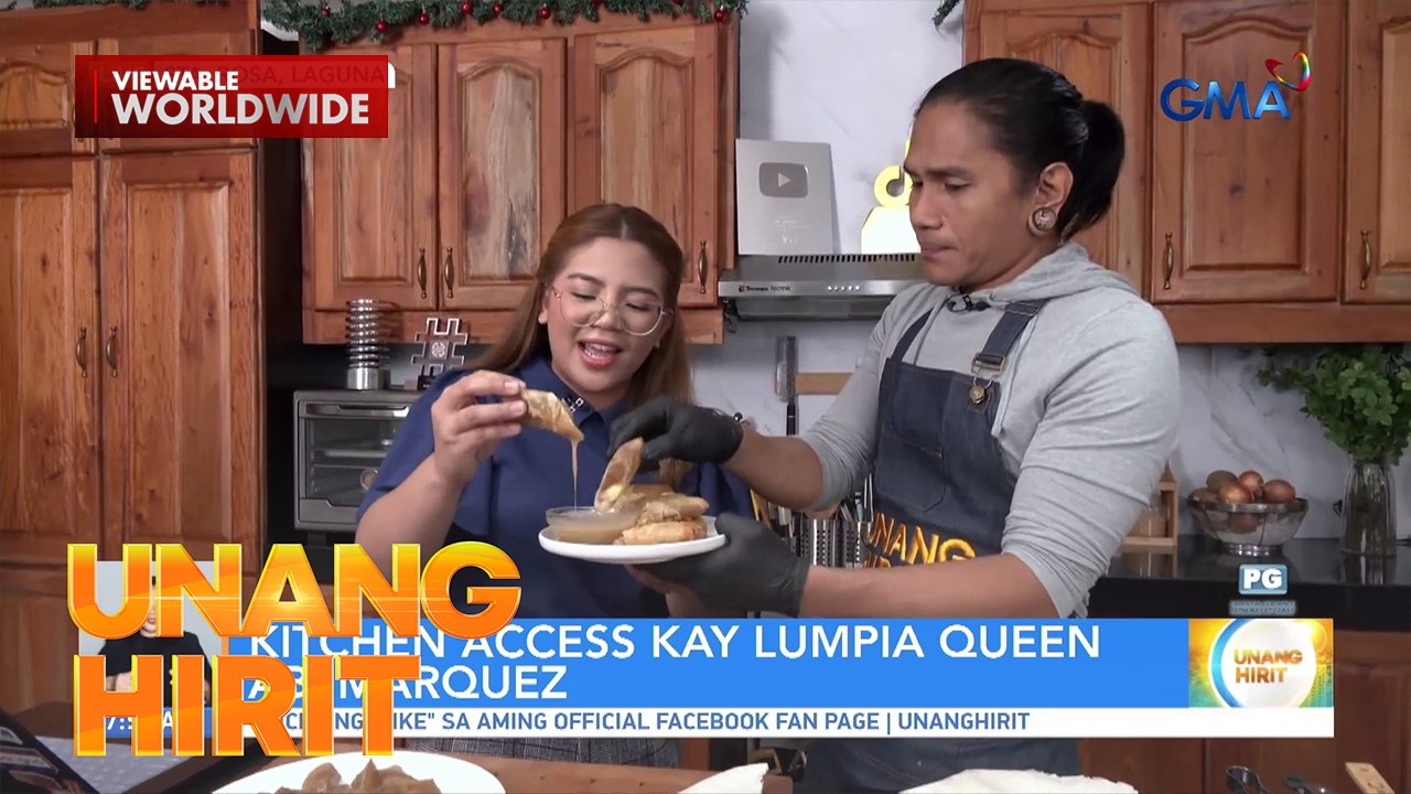 ANO BA ANG LAMAN NG KUSINA NI LUMPIA QUEEN ABI MARQUEZ? | Unang Hirit ...