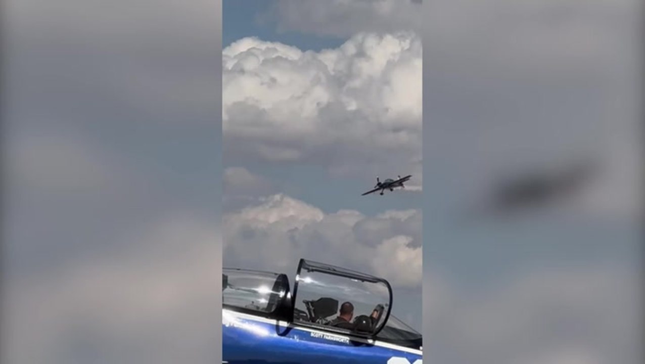 Top Gun stunt flight instructor’s plane hurtles towards ground before ...
