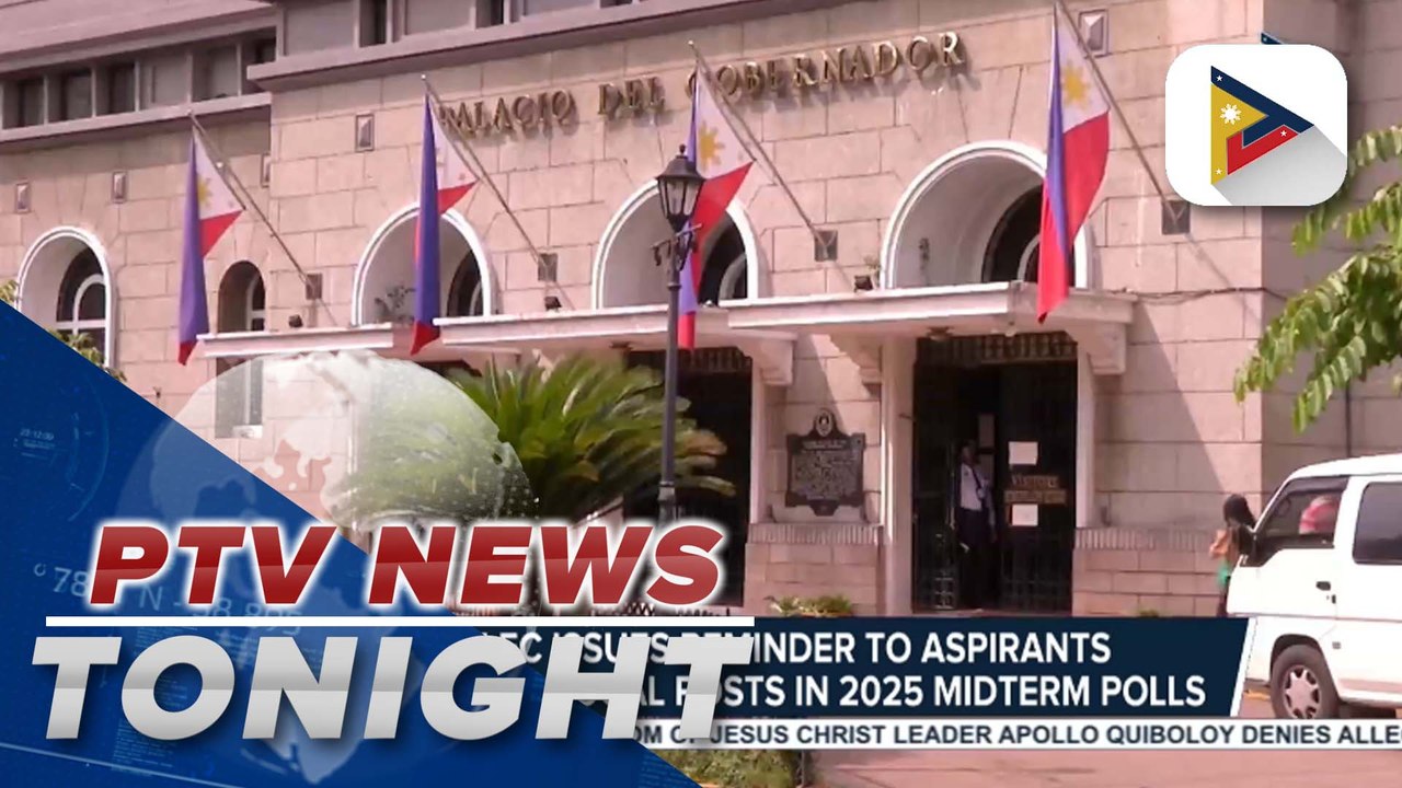 COMELEC issues reminder to aspirants for national, local posts in 2025 midterm polls - video ...