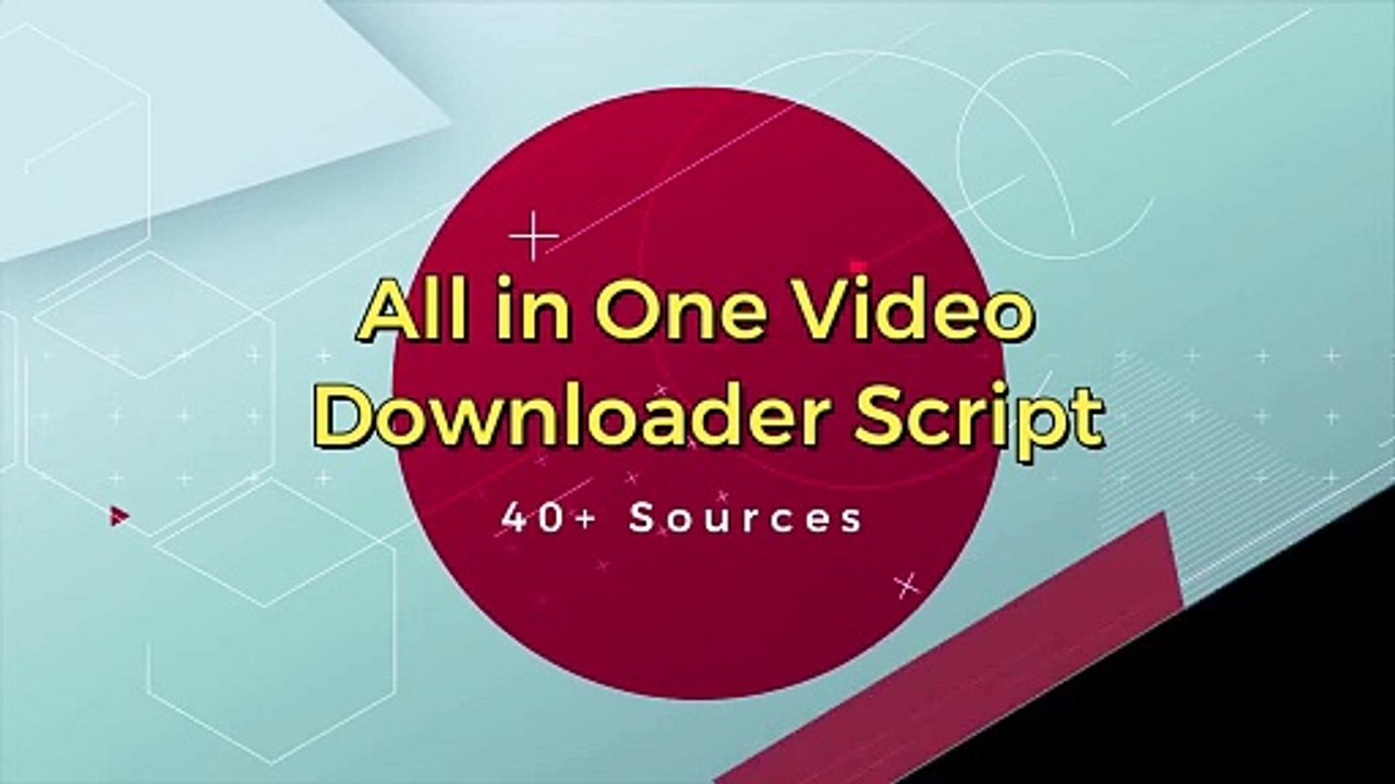download-all-in-one-video-downloader-script-for - video Dailymotion