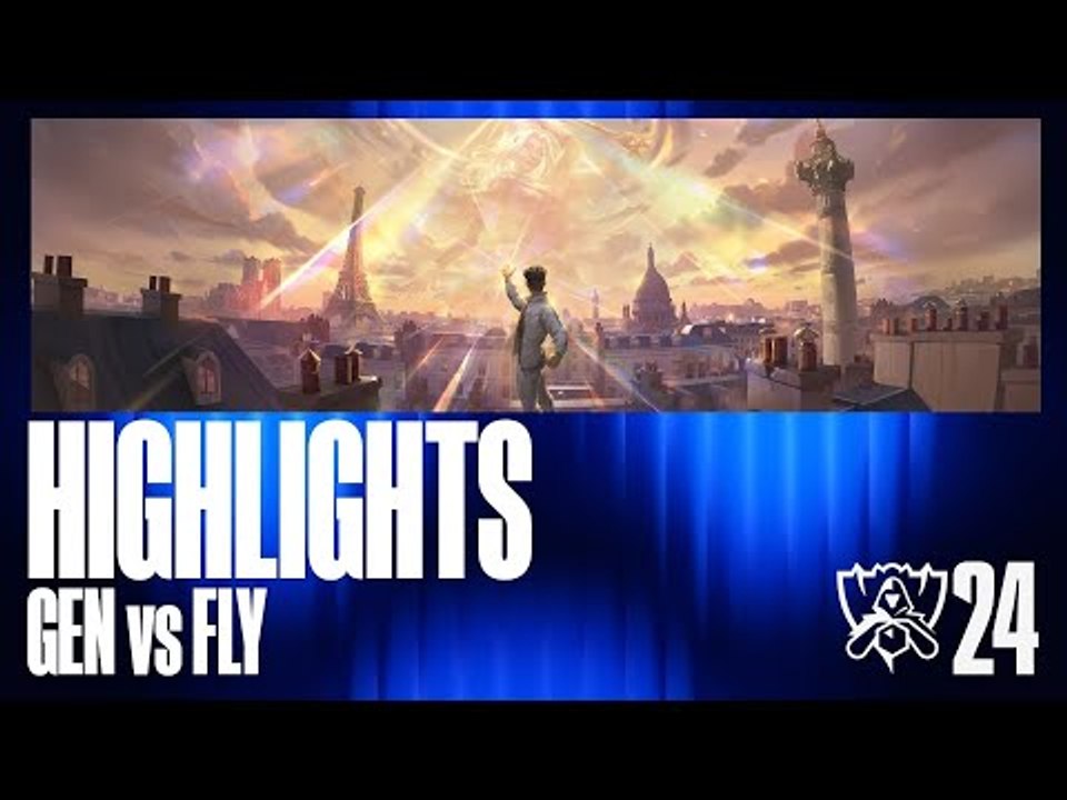 Highlights | GEN vs. FLY - Game 1 | 2024 Worlds | Quarter Finals ...