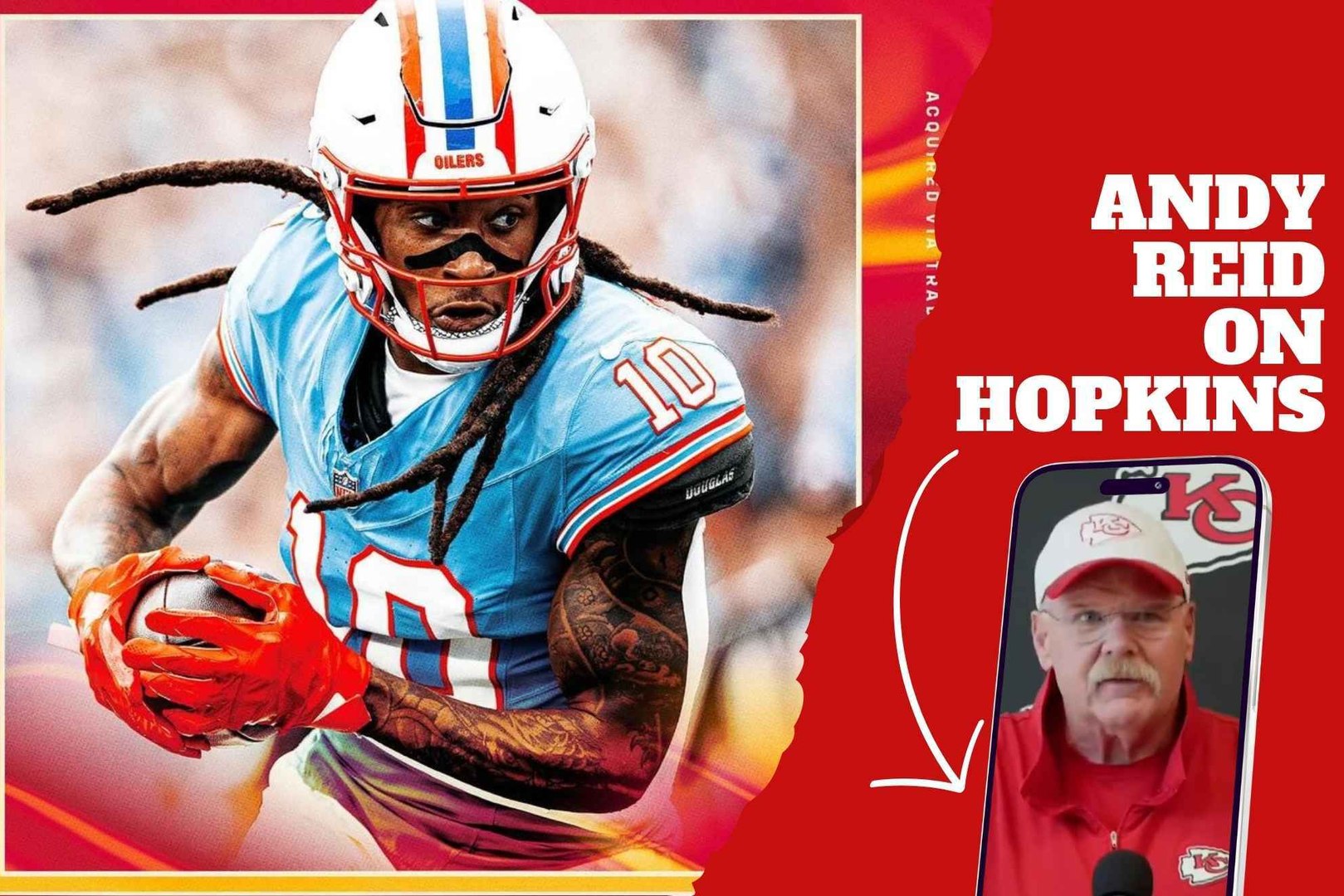 Andy Reid reveals DeAndre Hopkins' role with Chiefs - MARCA TV English