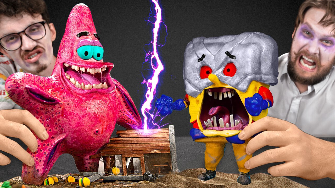 SpongeBob is Alive! Watch Us Craft Unique Dioramas with Your Favorite ...