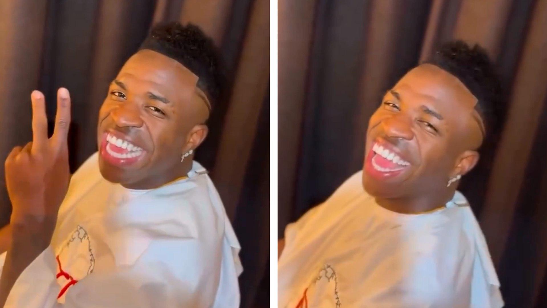 Vinicius Jr presume su nuevo corte de pelo previo al Clásico - MARCA MEXICO