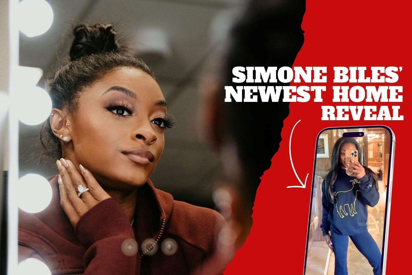 Simone Biles unveils her new home but Jonathan Owens is nowhere in ...