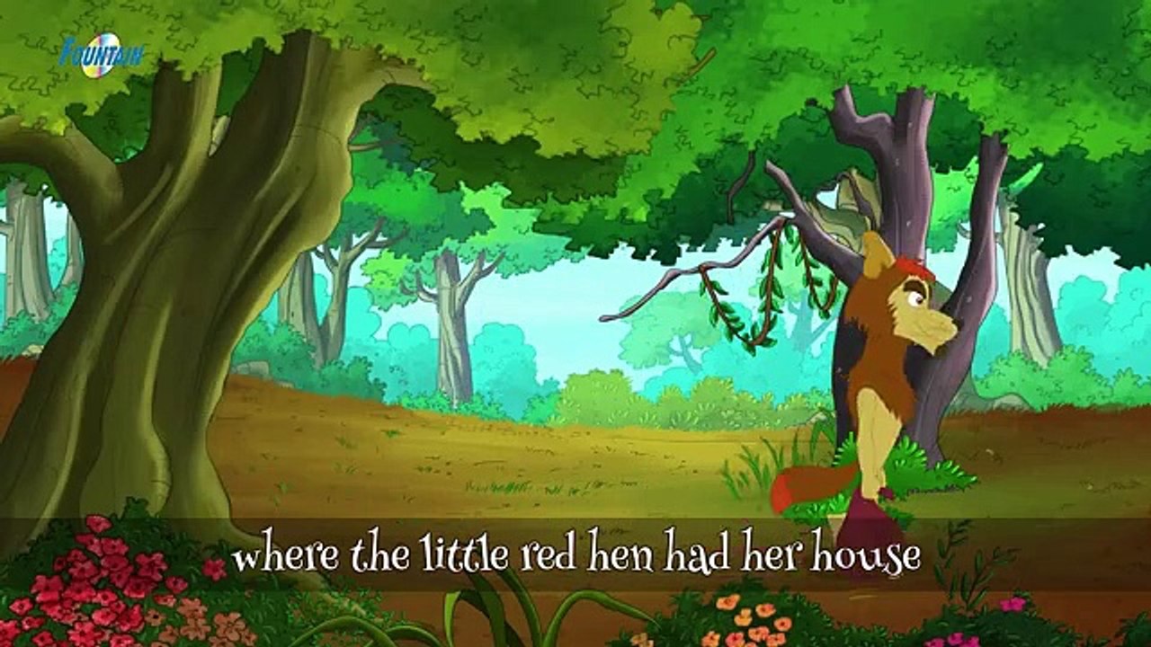 The Sly Fox And The Little Red Hen - English Story _ Stories For Kids ...