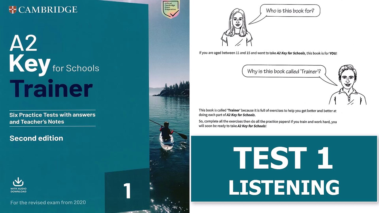 KET Listening - Cambridge A2 Key for Schools TRAINER 1 Second Edition ...
