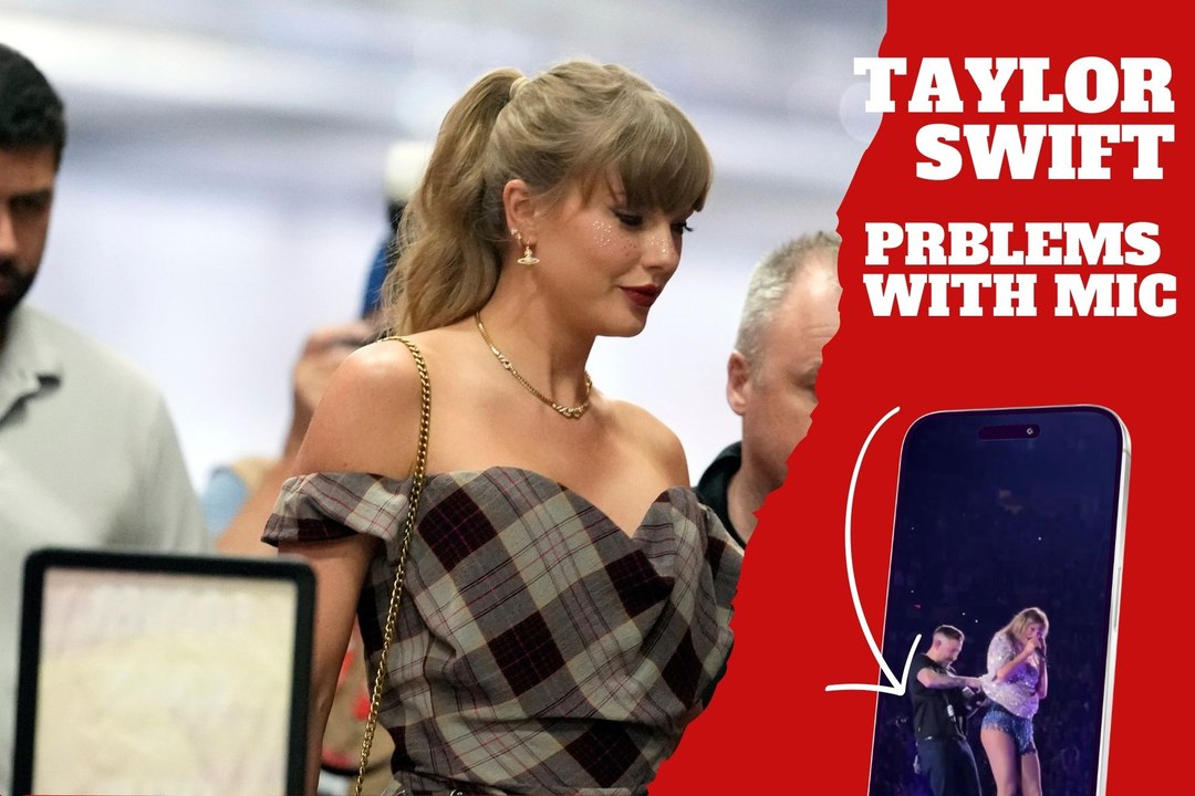 Taylor Swift has a problem with her mic - Vídeo Dailymotion