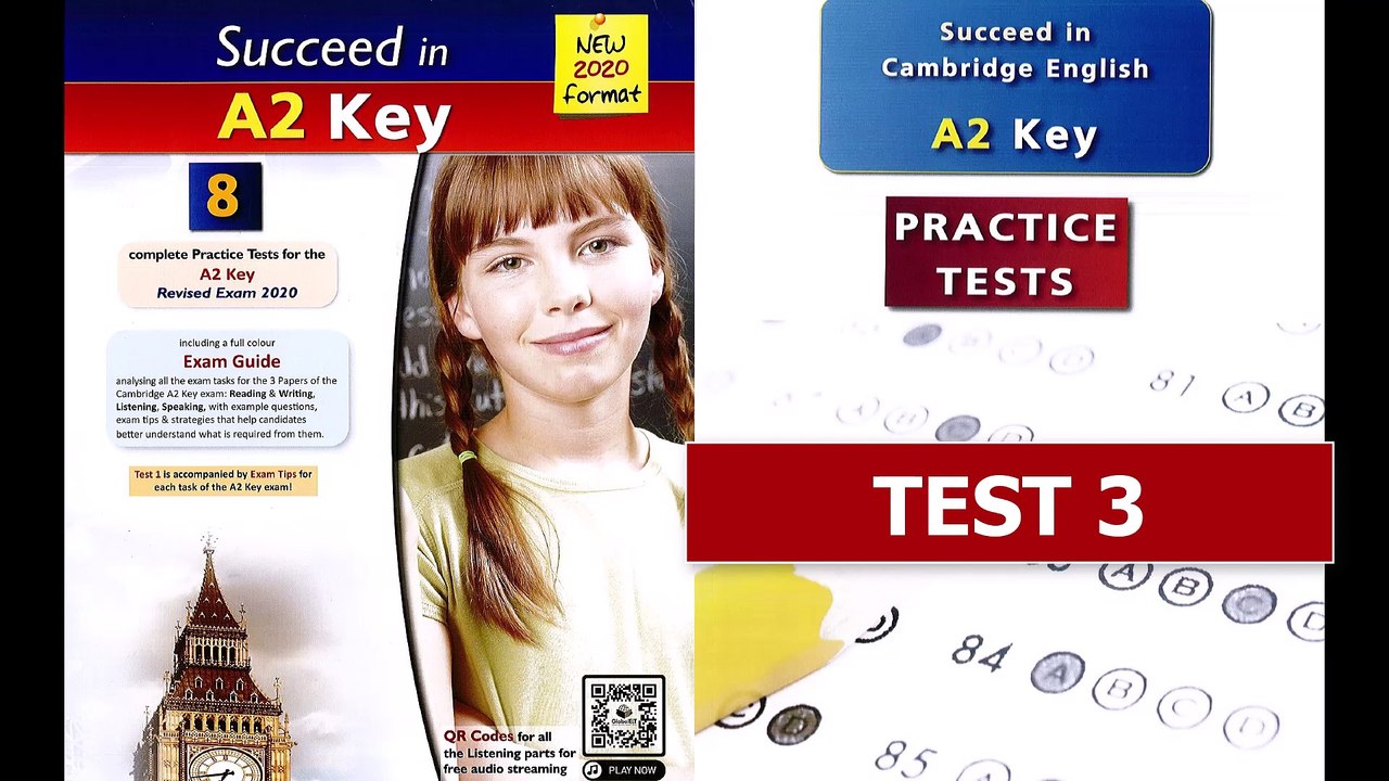 KET Listening - Succeed in A2 Key 8 Practice Tests from 2020 Test 3 ...