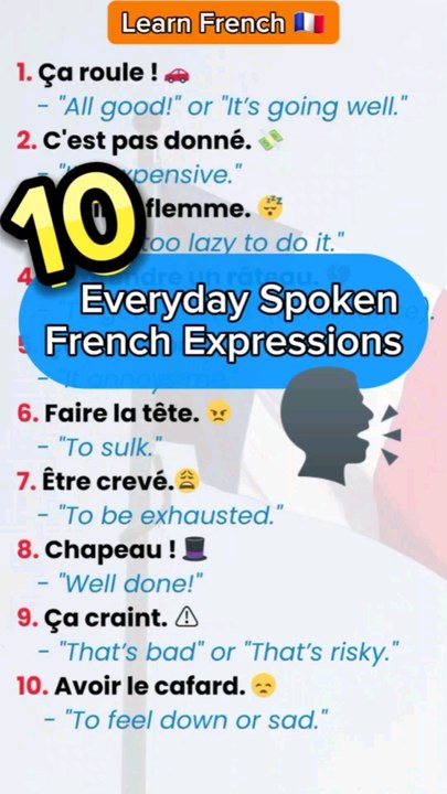 10 Everyday Spoken French Expressions | Learn French with Moh and Alain ...
