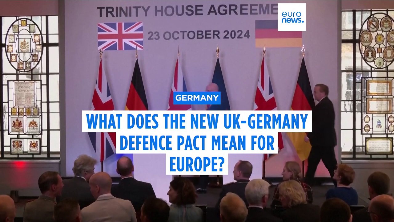 What does the new UK-Germany defence pact mean for Europe? - video ...