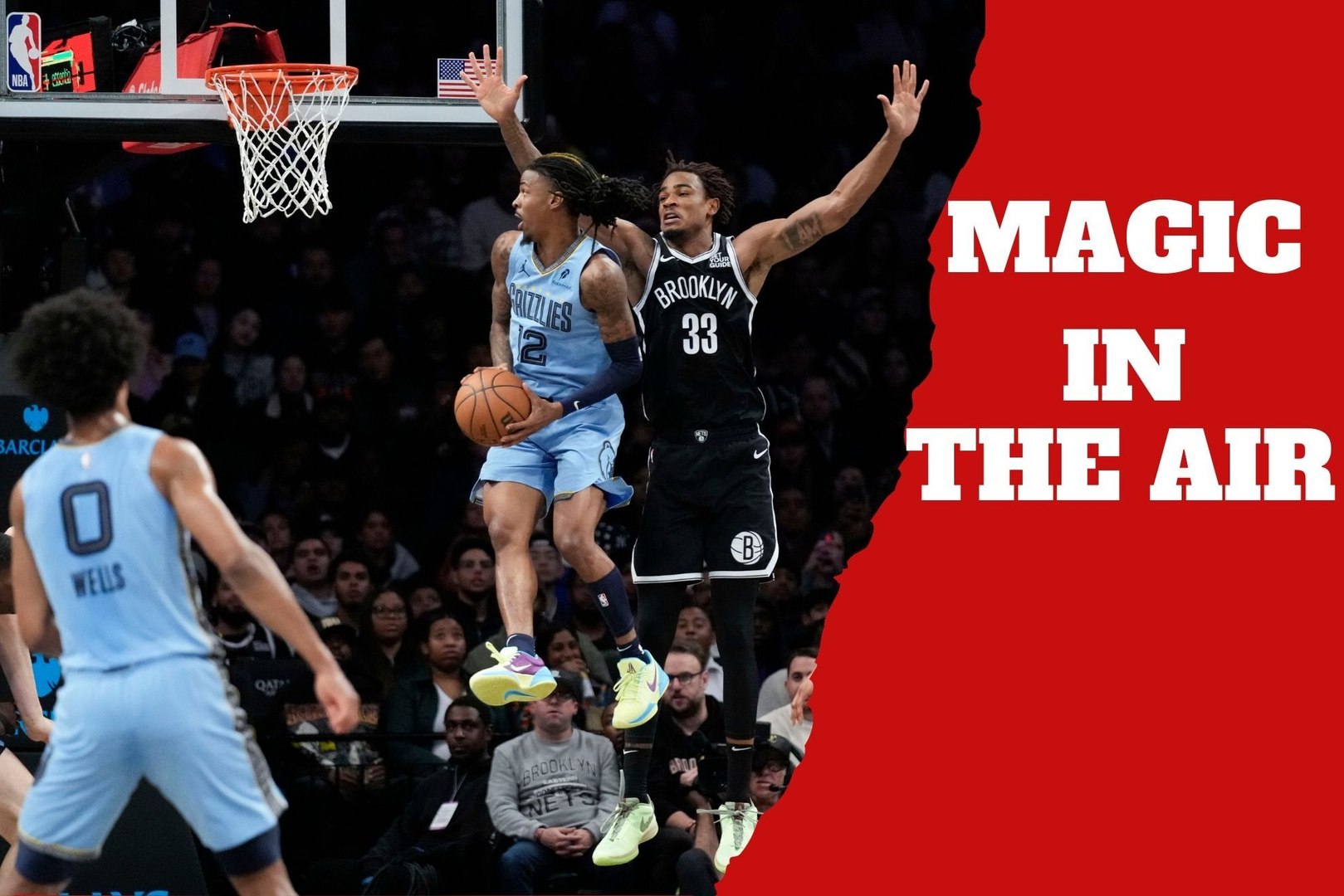 Memphis Grizzlies Ja Morant makes a spectacular 360 fake dunk & hand ...