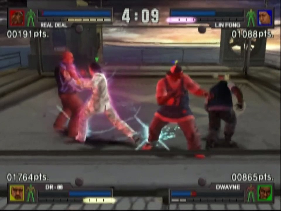 Urban Reign (PLAYSTATION 2) Urban reign Real Deal VS Lin Fong Lee VS ...